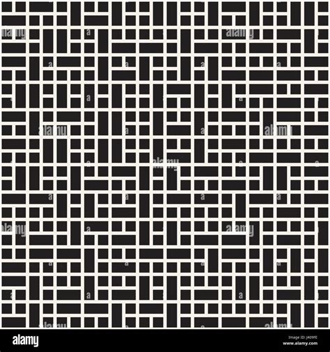 Vector Seamless Pattern Mesh Repeating Texture Linear Grid With Chaotic Shapes Stylish