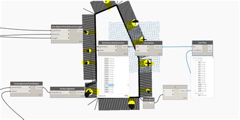 Finding Filtering Lines That Intersect With Elements Revit Dynamo