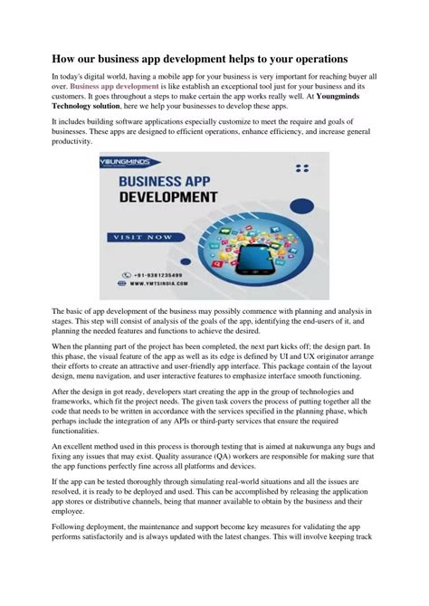 Ppt How Our Business App Development Helps To Your Operations Powerpoint Presentation Id