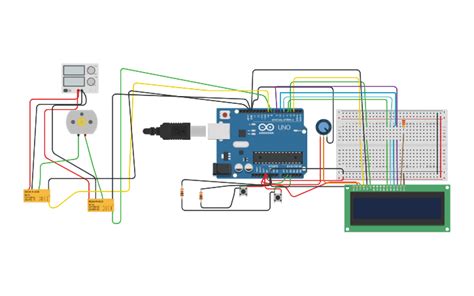 Circuit Design Parqueadero Tinkercad
