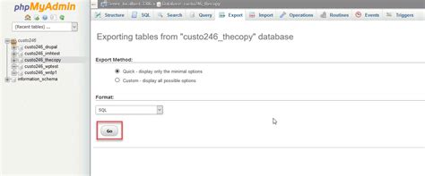 How To Export A Database Using PhpMyAdmin InMotion Hosting