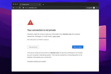 How To Fix Chrome Certificate Authority Invalid Easy Ways