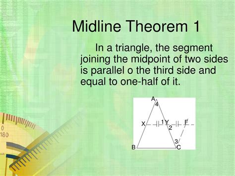 PPT Midline Theorem And Related Theorems PowerPoint Presentation Free Download ID