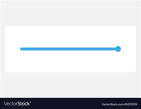 Slider With Maximum Level Ui Element Template Vector Image