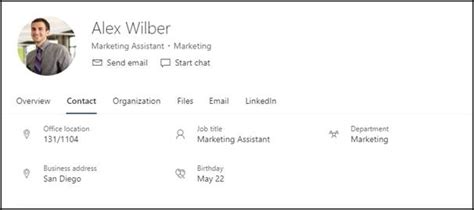microsoft 365 profile card customization using microsoft graph api