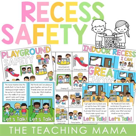 Recess Safety Outdoor Indoor Recess Rules And Expectations Tpt