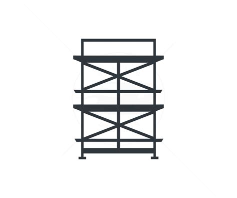 Best 13 Scaffolding Line Icon Vector Scaffolding Icon Builds