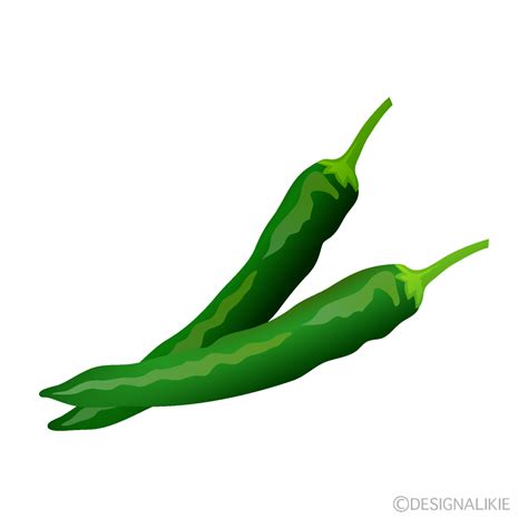 青唐辛子イラストのフリー素材｜イラストイメージ