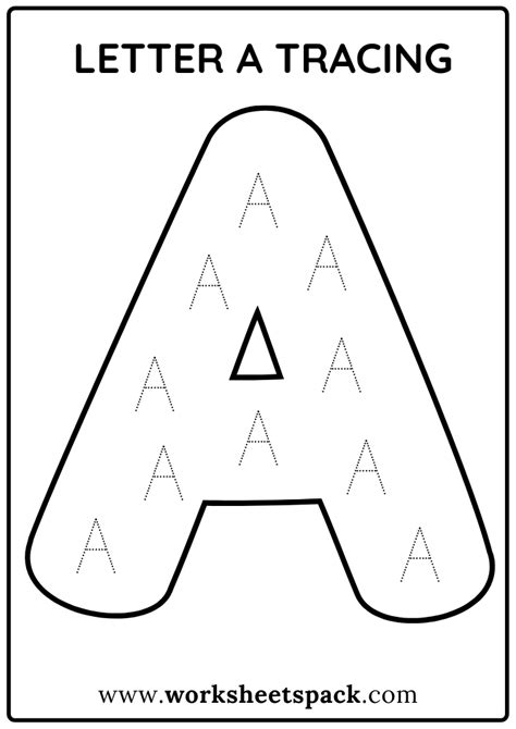 Free Letter A Printable Worksheets Worksheetspack Lettering