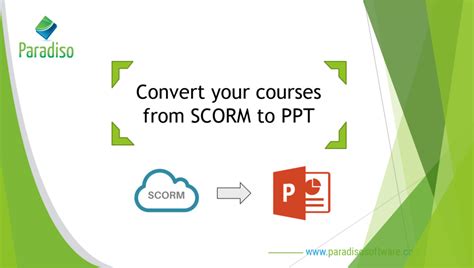 Как конвертировать Powerpoint в Scorm