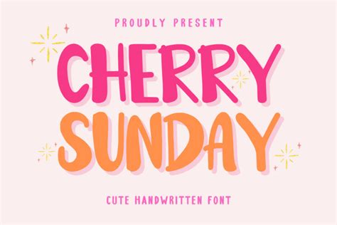 Cherry Sunday Display Font Download Free Font