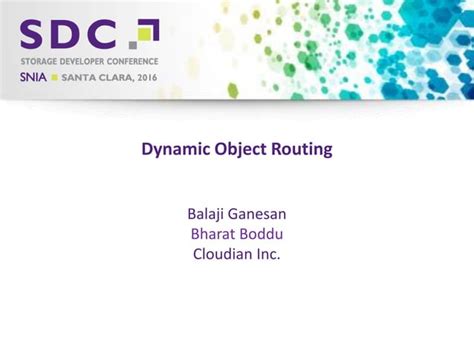 Dynamic Object Routing PDF