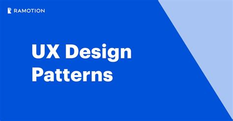 Ux Design Patterns Ramotion Branding Agency