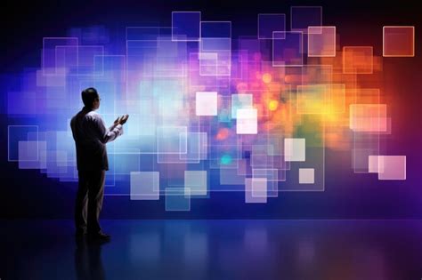 Premium Ai Image Portrait Of A Programmer In The Modern Computer World