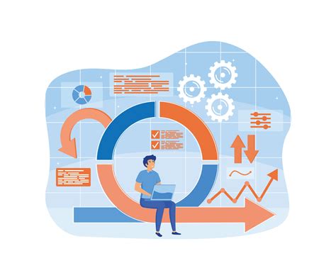 Agile Development Decisions Methodology Business Concept Agile Life Rule Cycle For Software