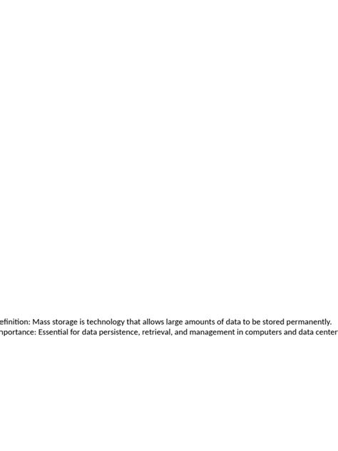 Mass Storage Structure Presentation Pdf