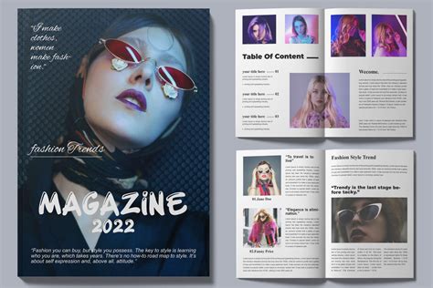 Fashion Magazine Layout Design 소책자 Mightydesign 116753