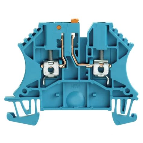 Wtr 25 Bl Clema Seccionable 25mm² 26 12awg 24a 500vca Azul La Casa
