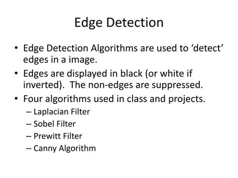 Ppt Edge Detection Powerpoint Presentation Free Download Id 2821049