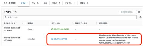 Cloudformationが削除失敗スタックの強制削除forcedeletestackをサポートしました Developersio