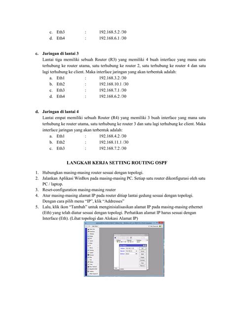 Analisis Dan Perancangan Jaringan Satu Gedung Empat Lantai Menggunakan Teknik Routing Dynamic