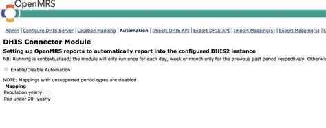 DHIS Connector Module User Access Controlling GSoC OpenMRS Talk