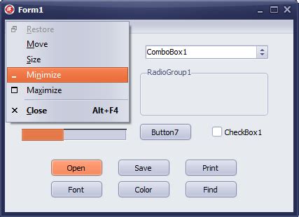 How To Apply VCL Style To Delphi Open Dialog Save Dialog Print Dialog Font Dialog Menus And