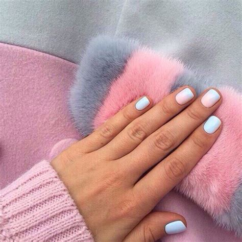 Pastel Gradient Nails Маникюр Ногти