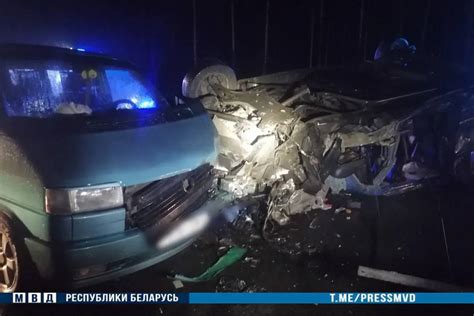 ДТП на М1 в Барановичском районе один погиб пятеро пострадали