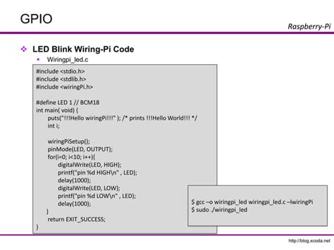 Raspberry Pi Gpio With Python Pptx