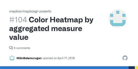Color Heatmap By Aggregated Measure Value · Issue 104 · Mapboxmapboxgl Powerbi · Github