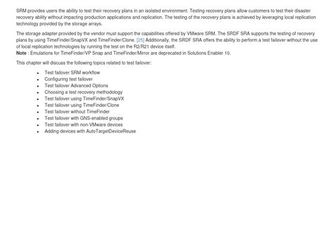 Introduction Implementing Dell Srdf Sra With Vmware Srm Dell