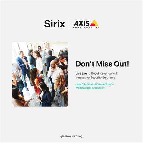 Just A Reminder To Join This Upcoming Sirix In Person Presentation On September 10th Looking