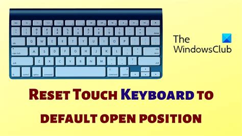 Windows 10 How To Reset Keyboard At Veronica Green Blog