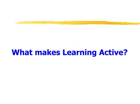 Ppt Active Learning Powerpoint Presentation Free Download Id796198