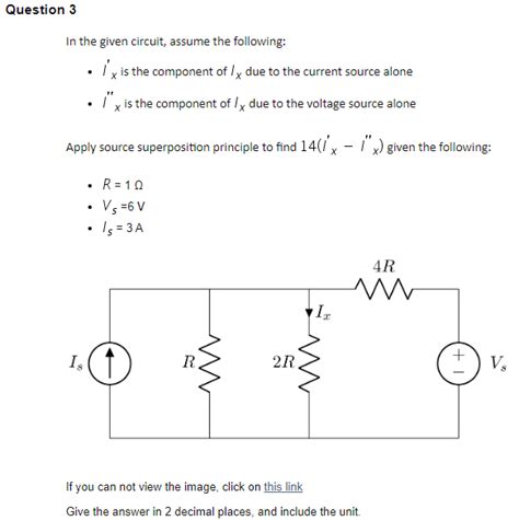 solved question 3 in the given circuit assume the
