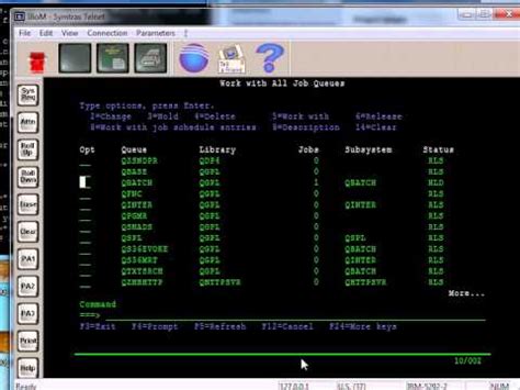 AS400 Tutorial WRKJOBQ YouTube