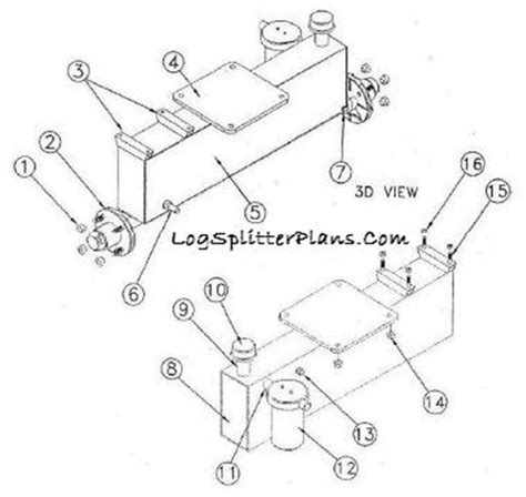 Log Splitter Hydraulic Diagram