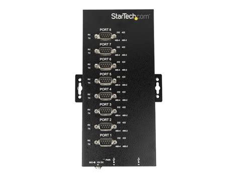 StarTech Com 8 Port Serial Hub USB To RS232 RS485 RS422 Adapter Industrial USB 2 0 To DB9