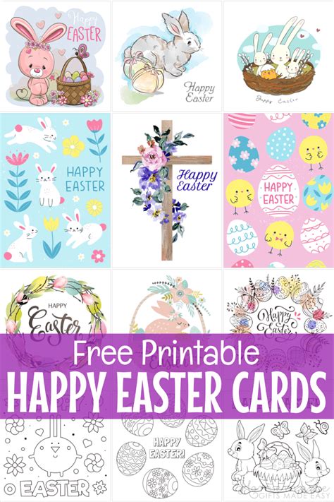 Printable Easter Cards