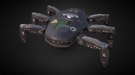 Spider Bot 3d Model By Excalith [3da9a02] Sketchfab