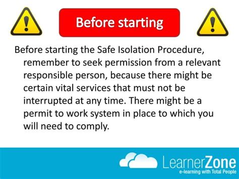 Safe Isolation Procedure Pptx Power And Energy Industry Industries