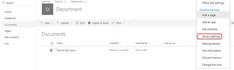 In Library Settings Go To Information Rights Management