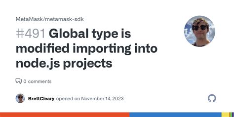 Global Type Is Modified Importing Into Node Js Projects Issue 491