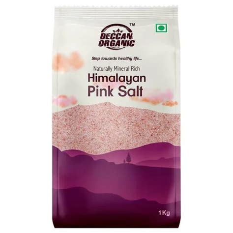 Deccan Organic Himalayan Pink Salt 1 Kg Jiomart