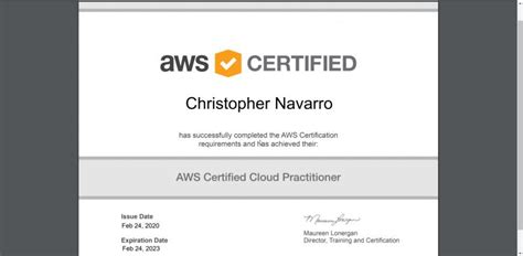 Christopher Navarro On Linkedin Awscertified Cloudcomputing Clouddevelopment Cloudpractitioner