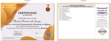 Curso De Programação Orientada A Objetos Com Certificado