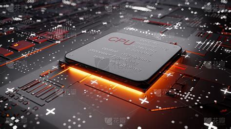 抽象cpu从下面发光