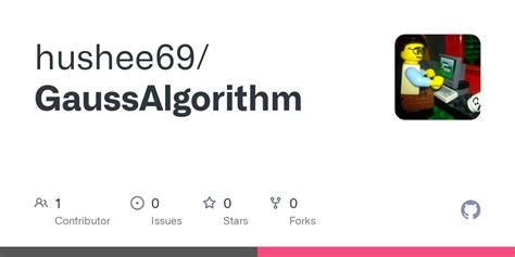 GitHub Hushee GaussAlgorithm