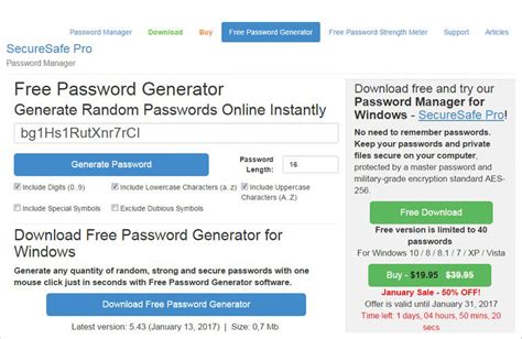 Sordum Random Password Generator Creates Random Passwords